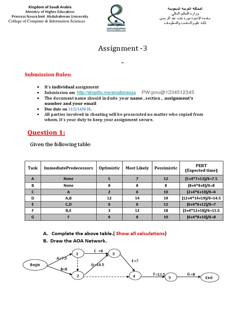 Assignment-3 Model Answer | PDF | Applied Mathematics | Networks