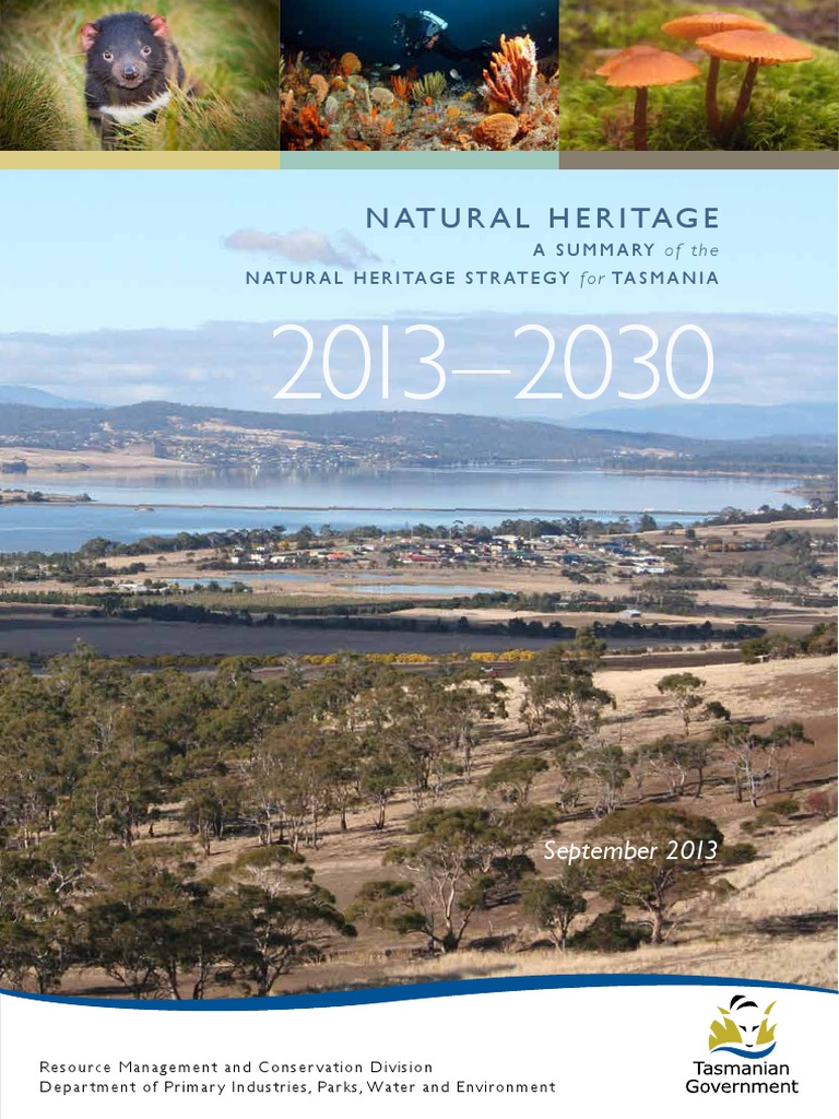 Natural Heritage Strategy Summary 2013 | PDF | Conservation Biology ...