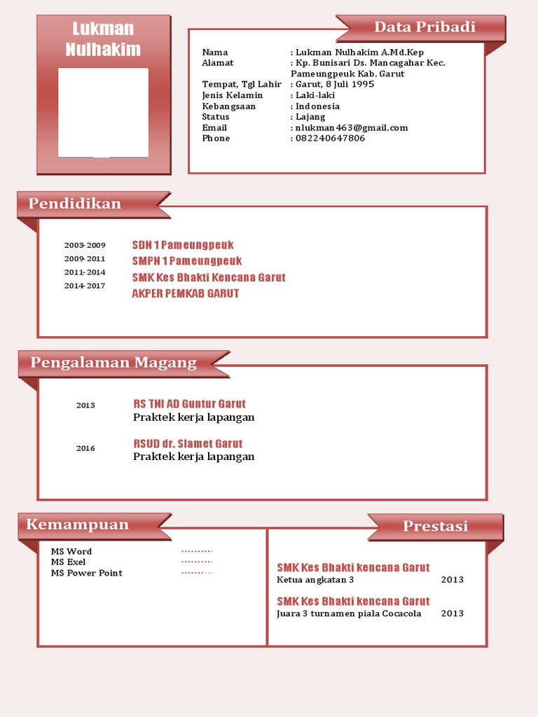 CV Lukman Jadi | PDF