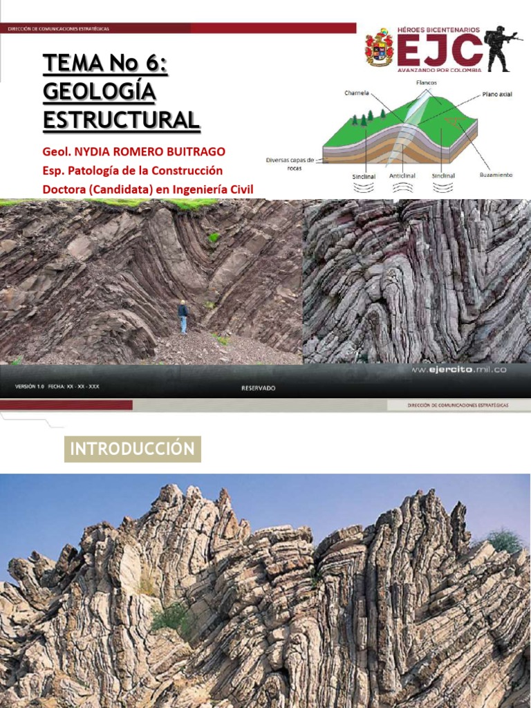 Estructura Geologícas | PDF | Falla (geología) | Tectónica