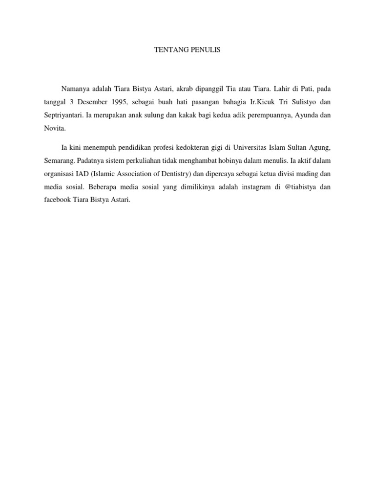 Biodata Narasi | PDF