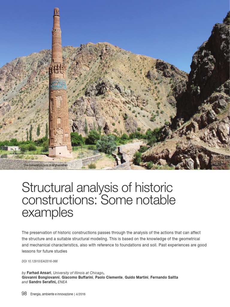 Structural Analysis of Historic Buildings | PDF | Spectral Density ...