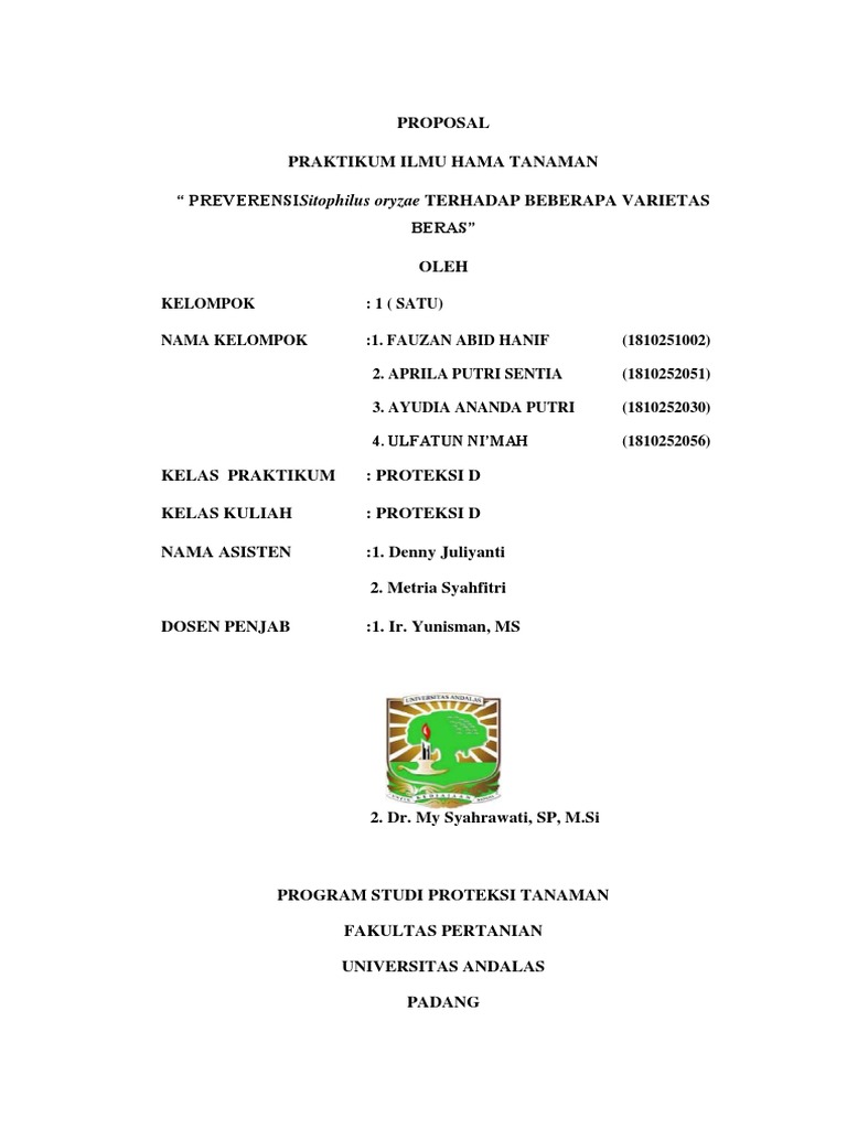 Proposal Iht 1 New | PDF