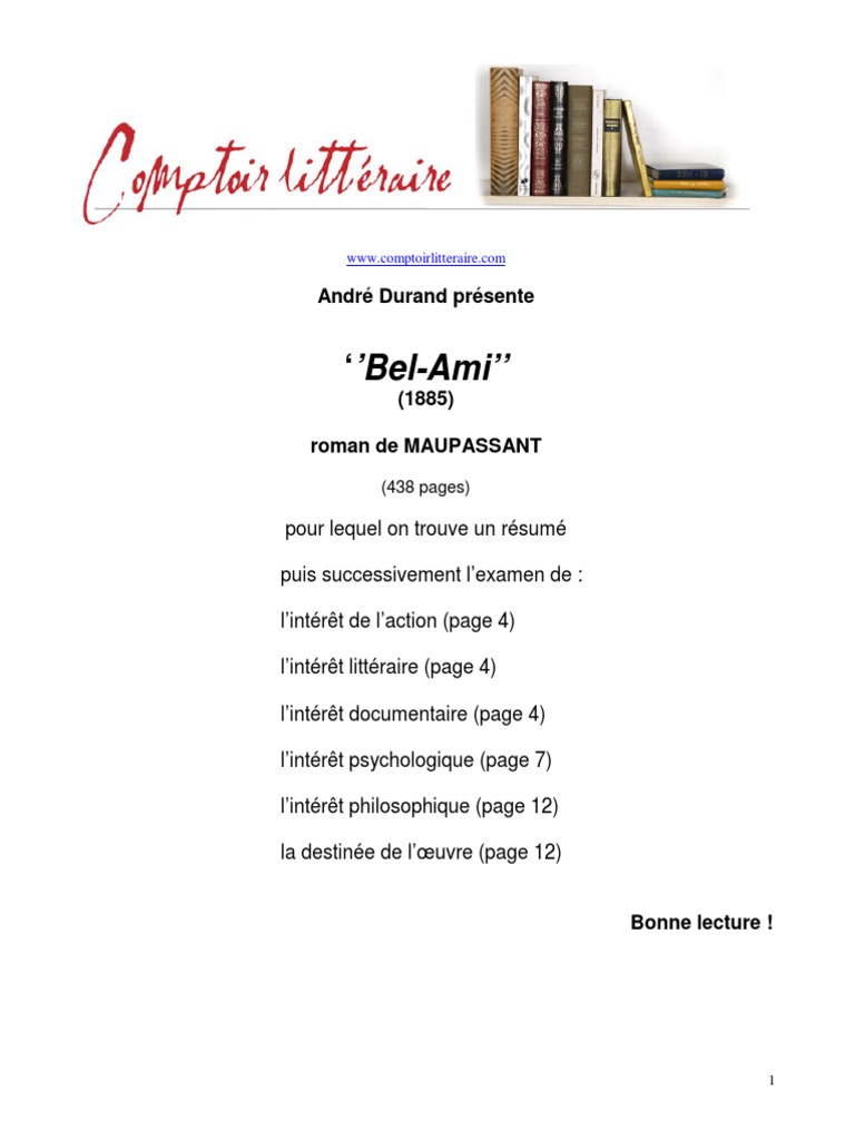 196 Maupassant Bel Ami | PDF