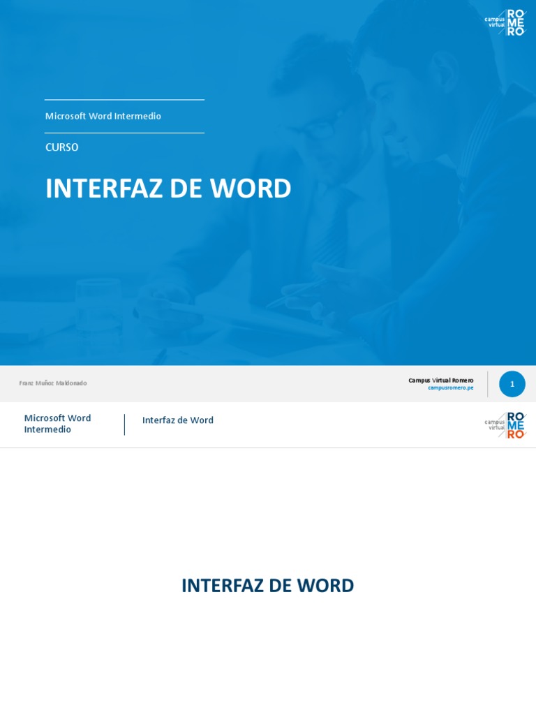 Interfaz de Word: Guía Completa | PDF | Ventana (informática ...