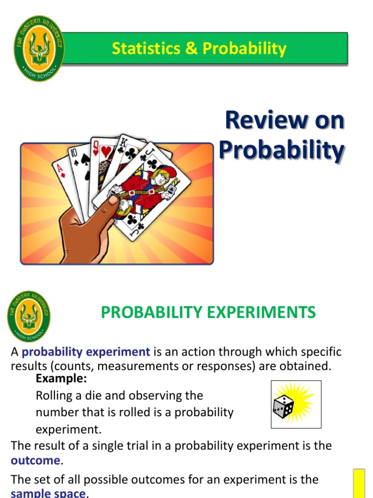 Powerpoint About Probability Experiment | PDF | Probability | Randomness