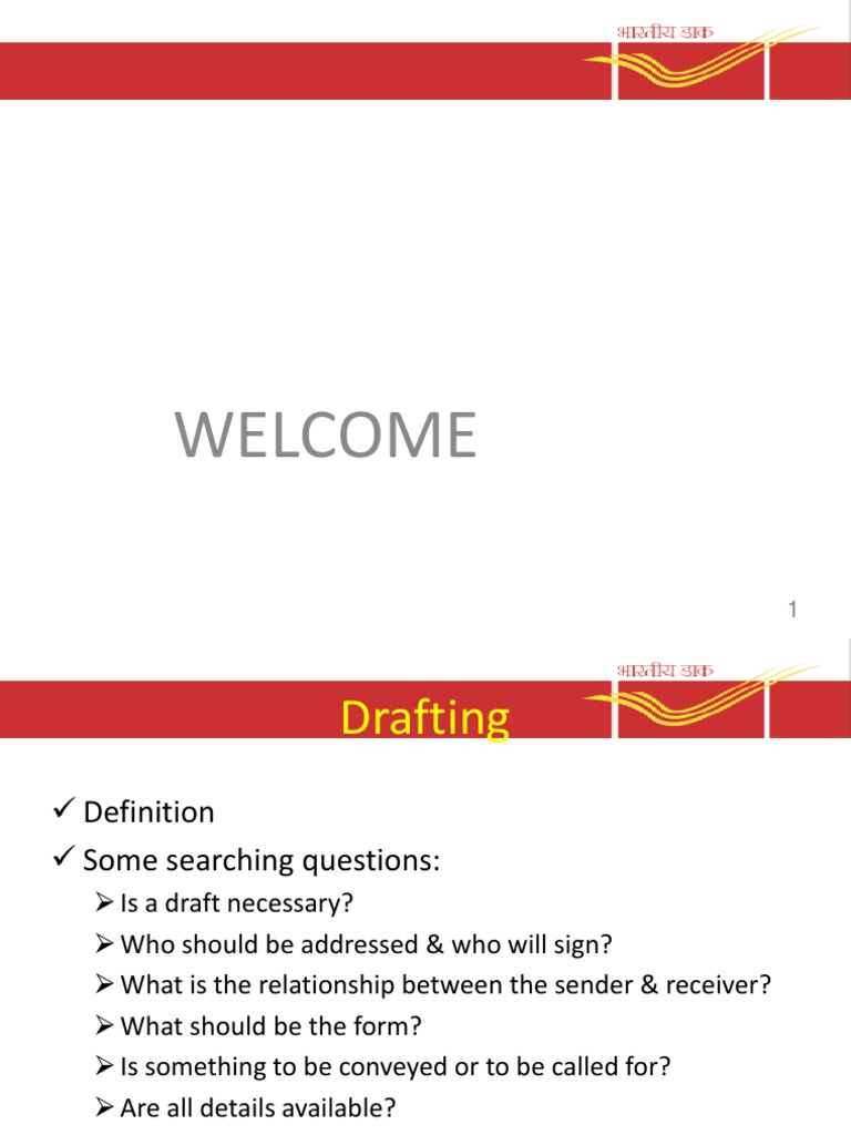 Drafting & Noting | PDF | Government Information | Government