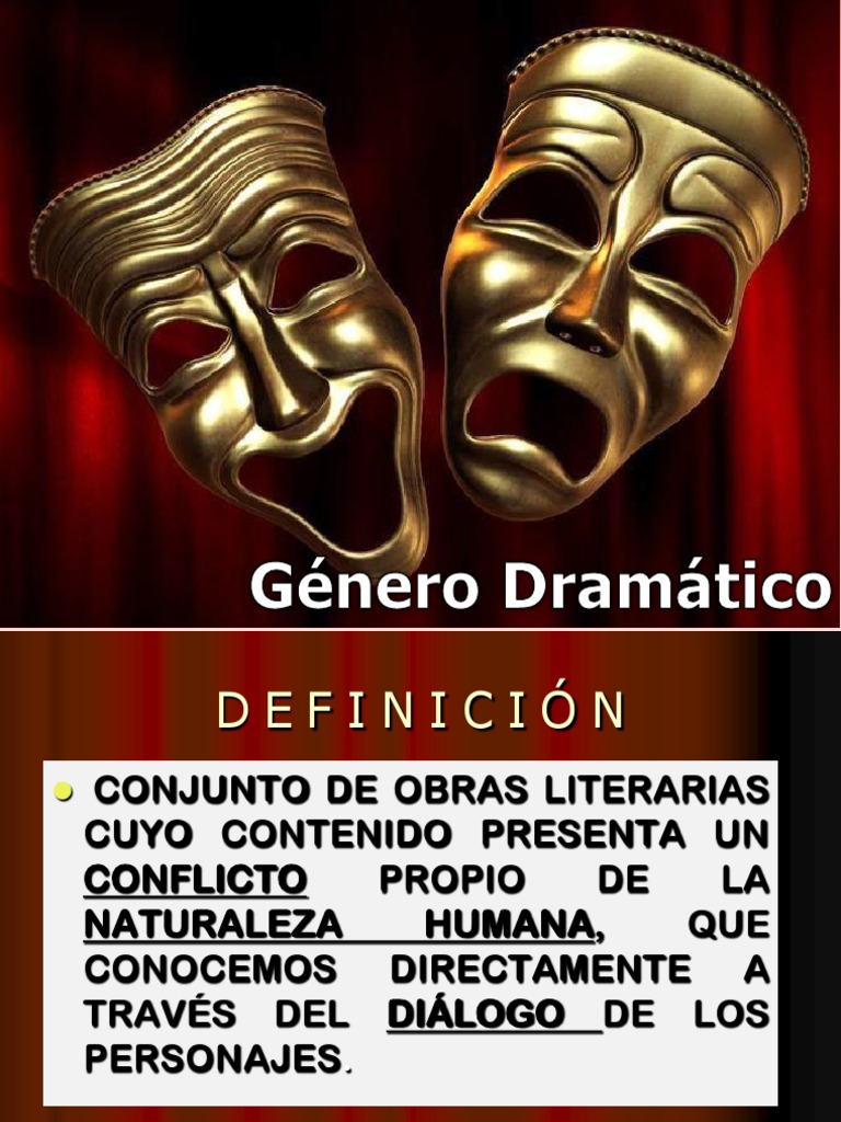 Género-dramático- PPT | PDF | Tragedia | Teatro