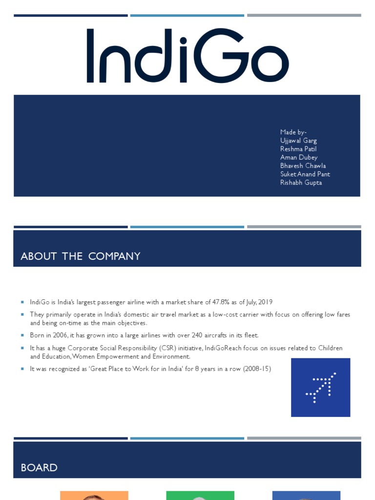 Indigo Airlines | PDF | Board Of Directors | Corporate Governance