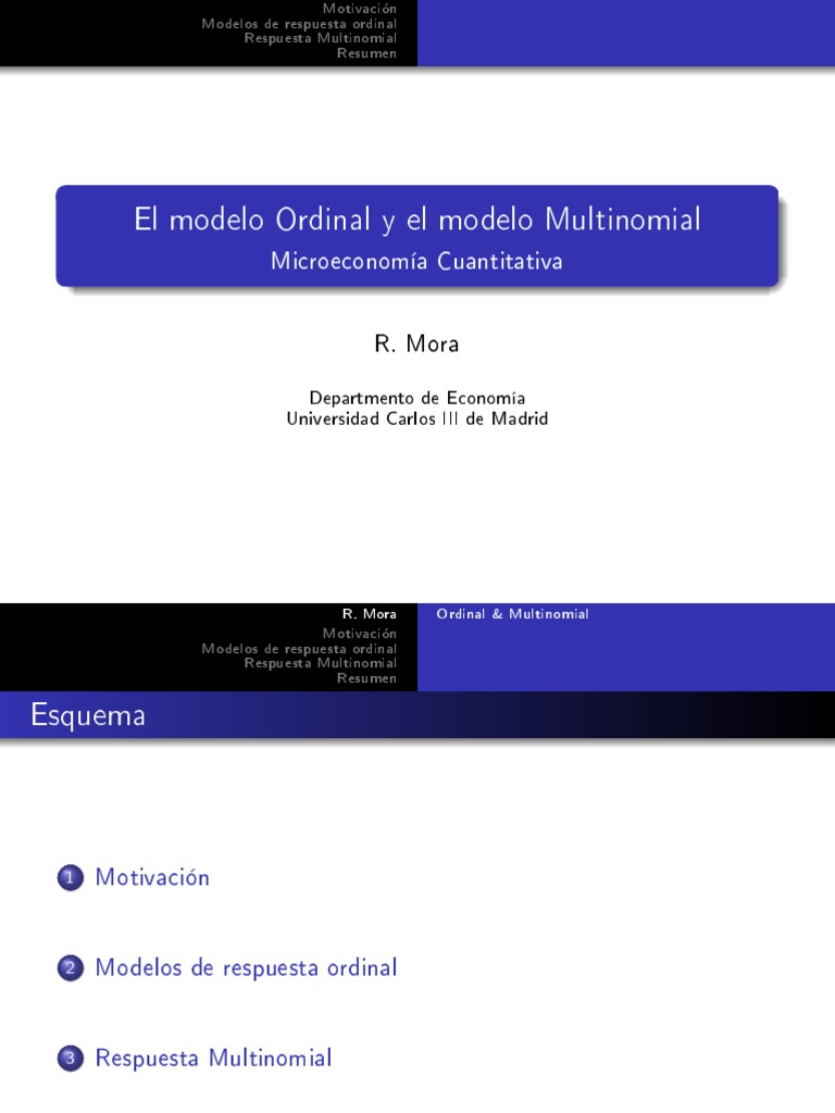 Modelos Logit | PDF | Regresión logística | Probabilidad