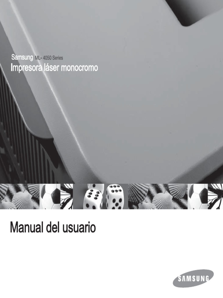 Samsung ML-4050 Series - Manual de Usuario | PDF | Frecuencia de radio ...