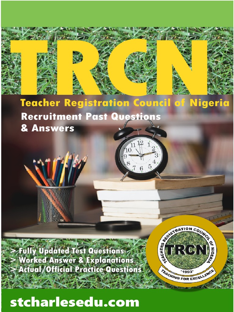 Teacher Registration Council of Nigeria TRCN Past Questions and Answers ...
