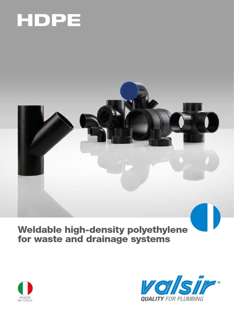 Catalogo Valsir | PDF | Polyethylene | Pipe (Fluid Conveyance)