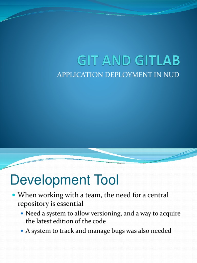 Application Deployment in Nud | PDF | Version Control | Free Software