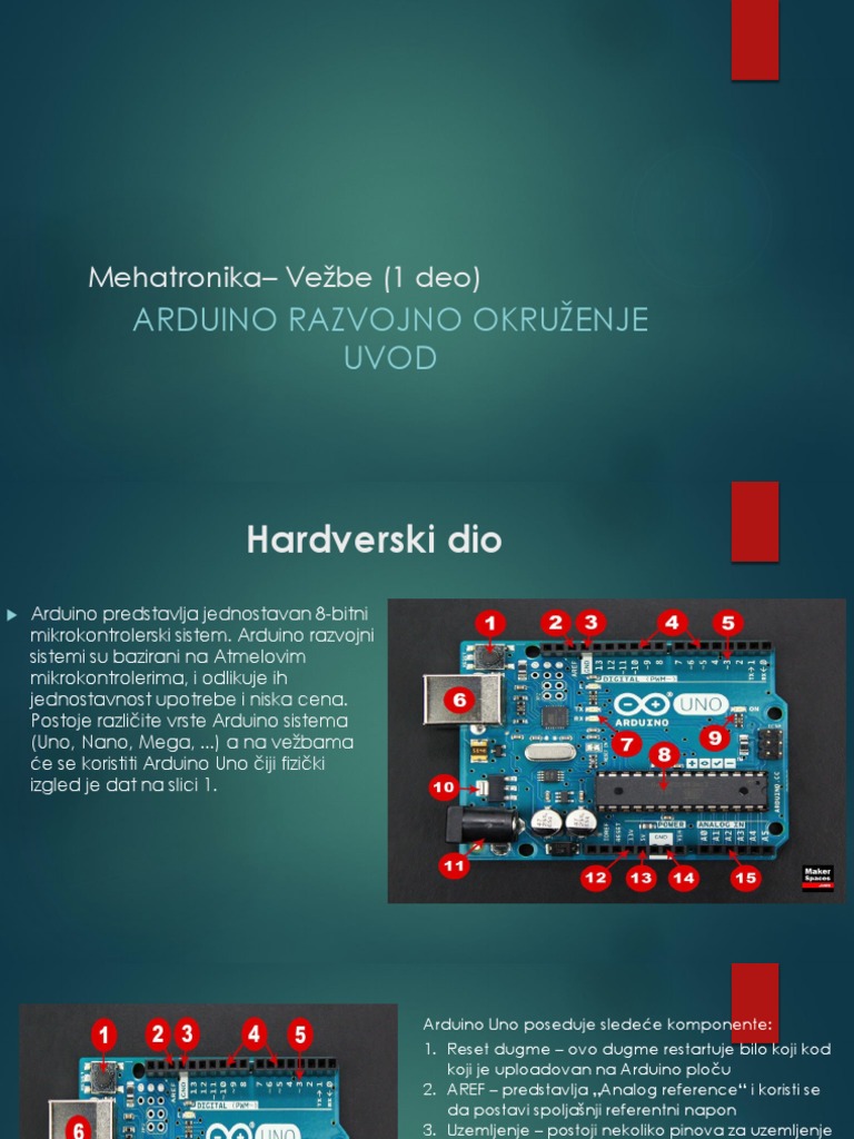 Mehatronika v1 Arduino Uvod 04042019 | PDF