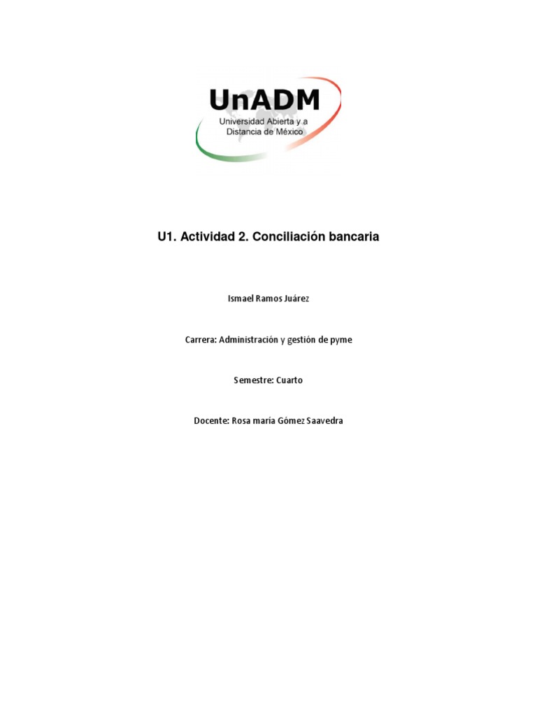 GCNF U1 A2 Isrj | PDF | Cheque | Bancos