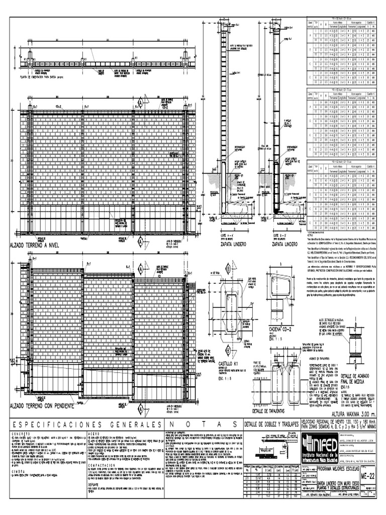 Me-22 Muro Ciego Barda Lindero PDF | PDF