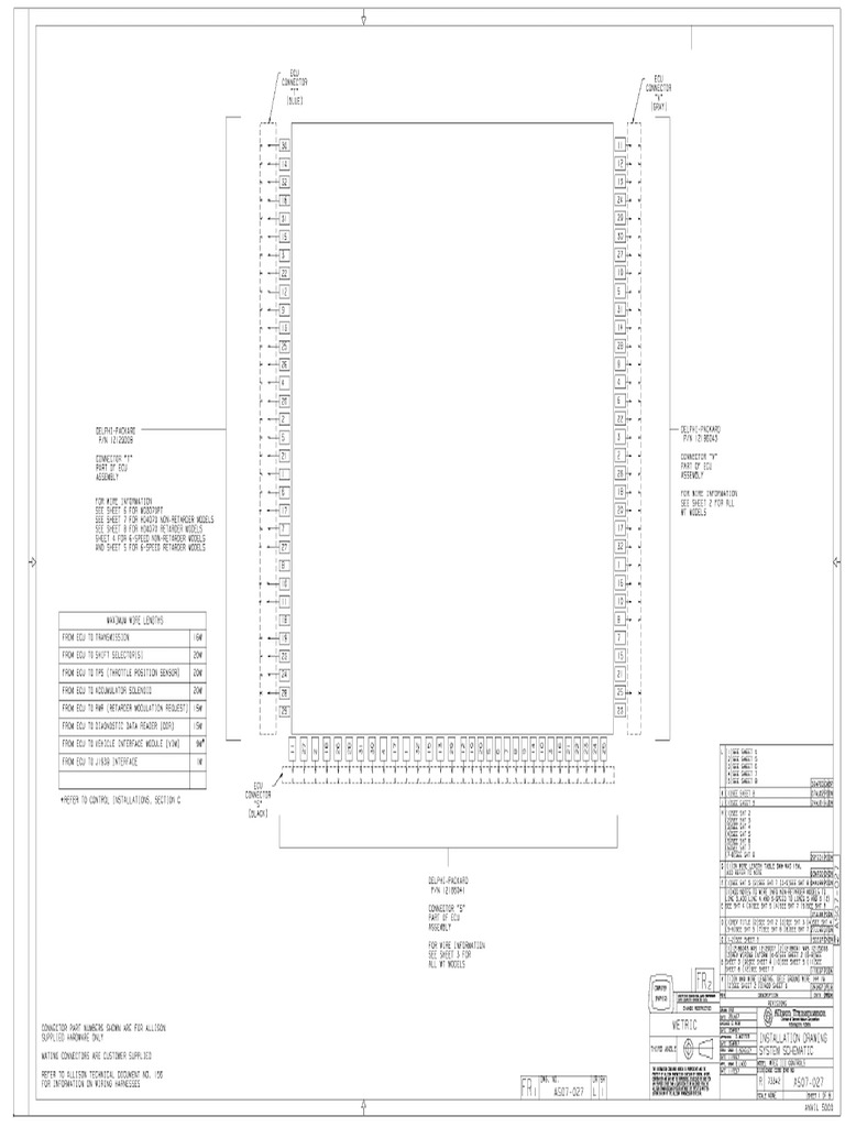 Allison Wiring Diagram PDF | PDF