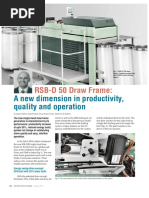 Rieter SB d26 Draw Frame Brochure 93031 en | PDF | Spinning (Textiles ...