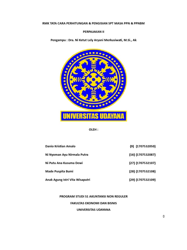 Pajak Sap 12 Ss | PDF
