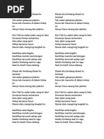 Lirik Lagu Rohani Bahasa Papua | PDF