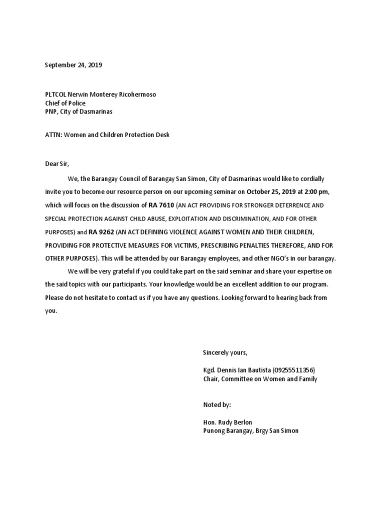 An Act Providing For Stronger Deterrence and Special Protection Against ...