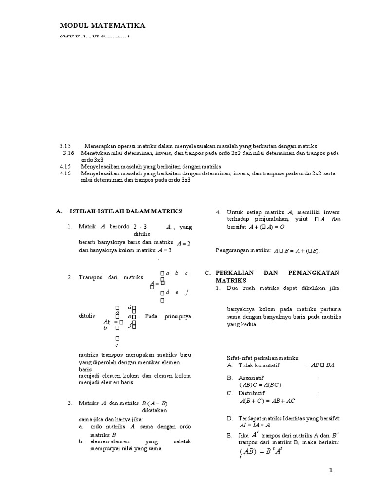 Modul MTK Kls 2 | PDF | Metode & Bahan Ajar