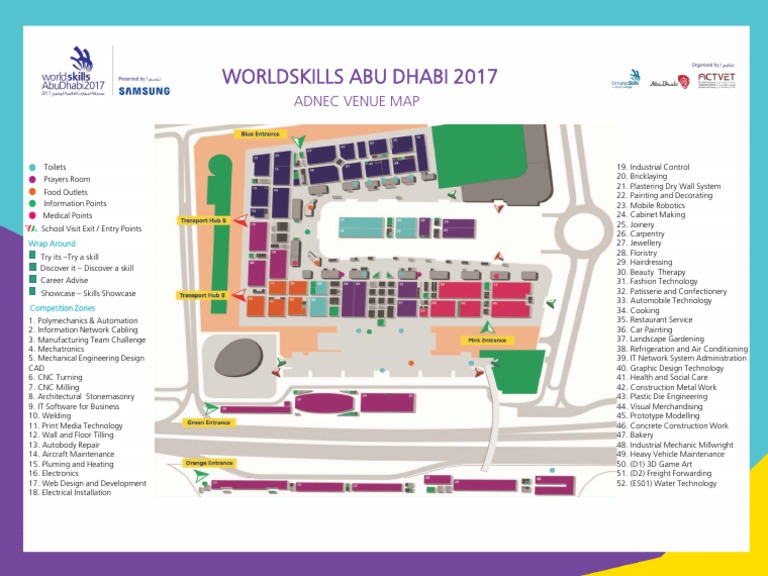 Adnec Venue Map | PDF | Car | Engineering