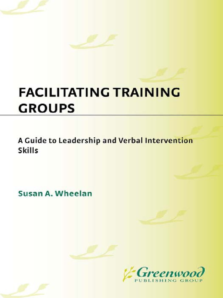 Facilitating | PDF | Goal | Leadership