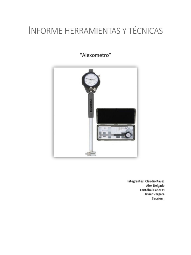 Inf Alexometro | PDF | Reloj | Pistón