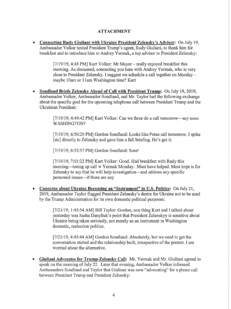 Letter Attachment List