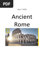 Hass Year 7 Unit Plan and Lesson Sequence | PDF | Curriculum | Ancient Rome