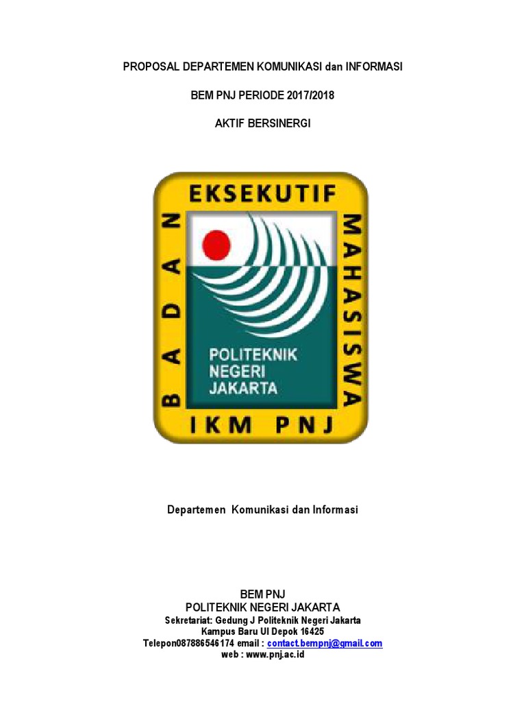 Proposal Kominfo Bem | PDF
