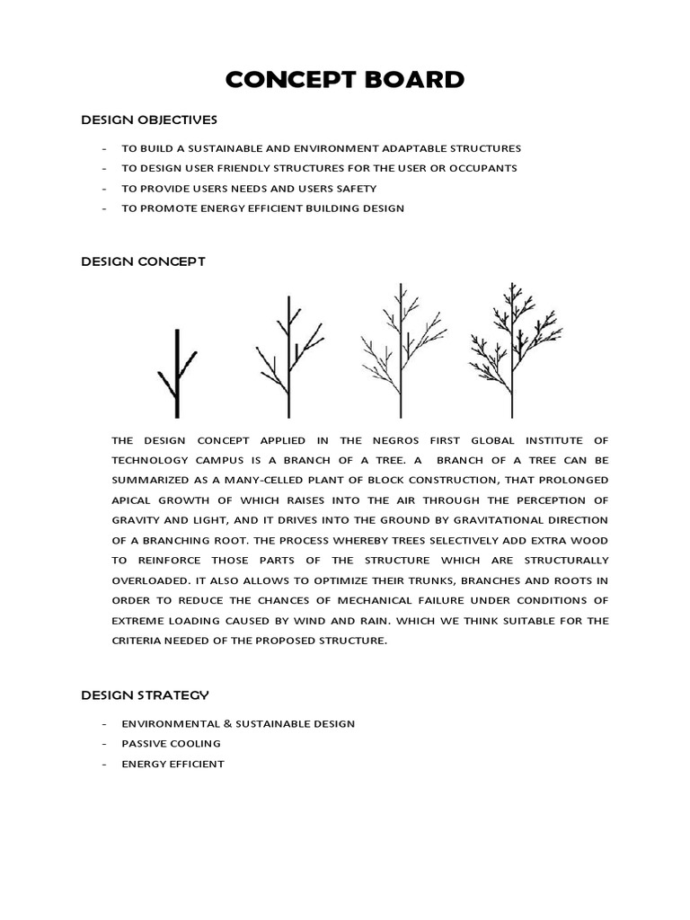 Concept Board: Design Objectives | PDF | Technology & Engineering