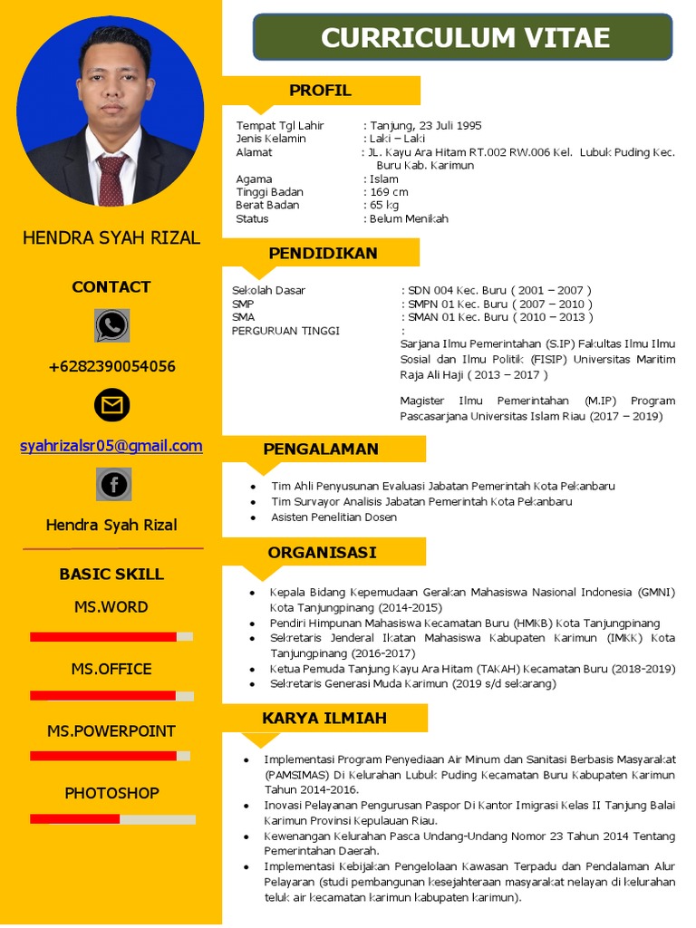 CV Hendra | PDF