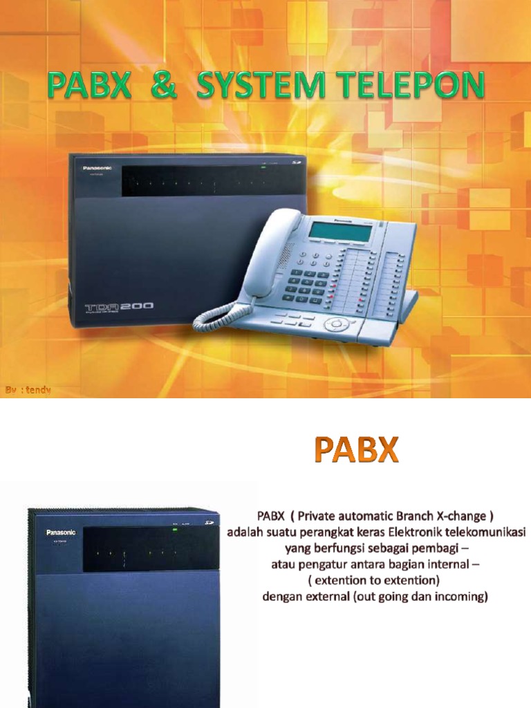 Sistem Pabx | PDF