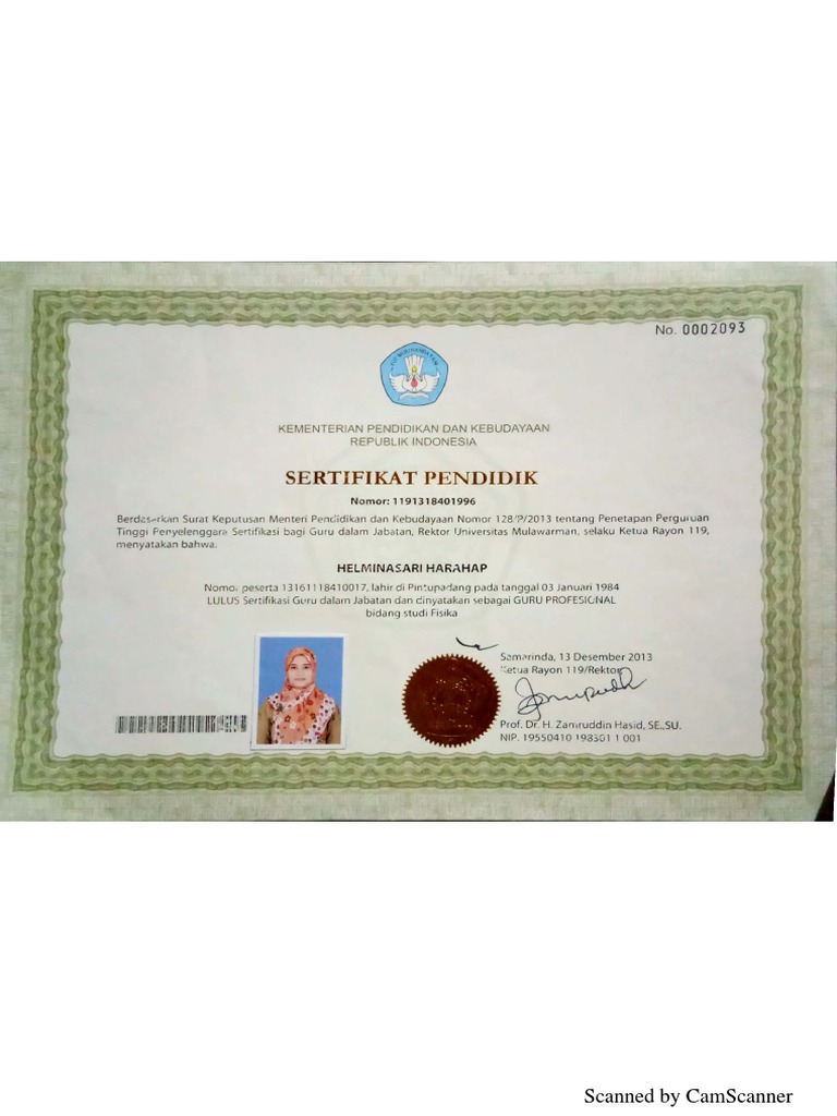 Sertifikat Pendidik PDF | PDF