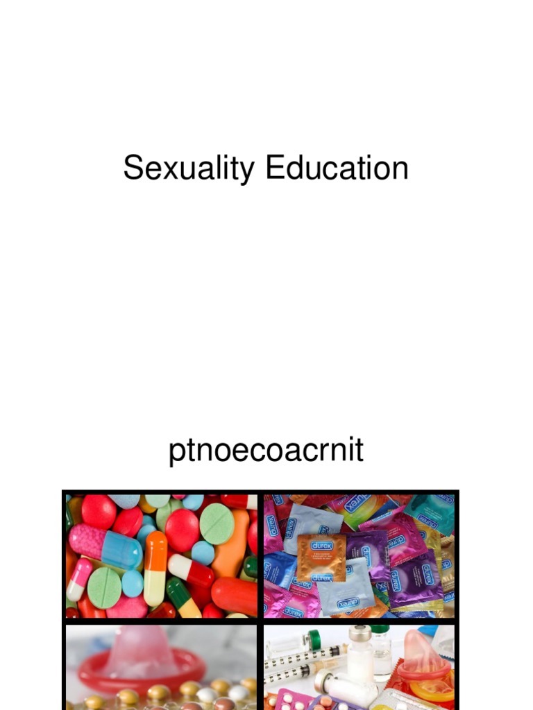 Sex Ed Pdf Sex Education Adolescence