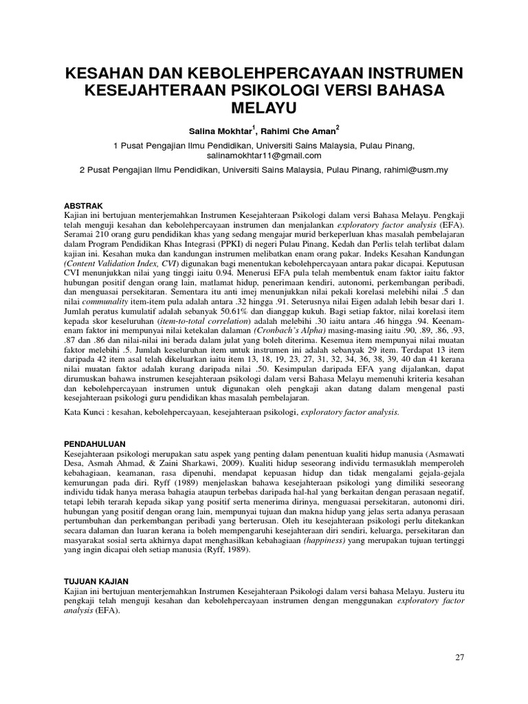 Kesahan Dan Kebolehpercayaan | PDF