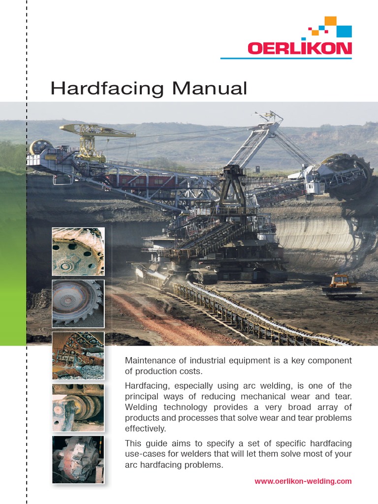 Oerlikon Manual Hardfacing | PDF | Wear | Welding