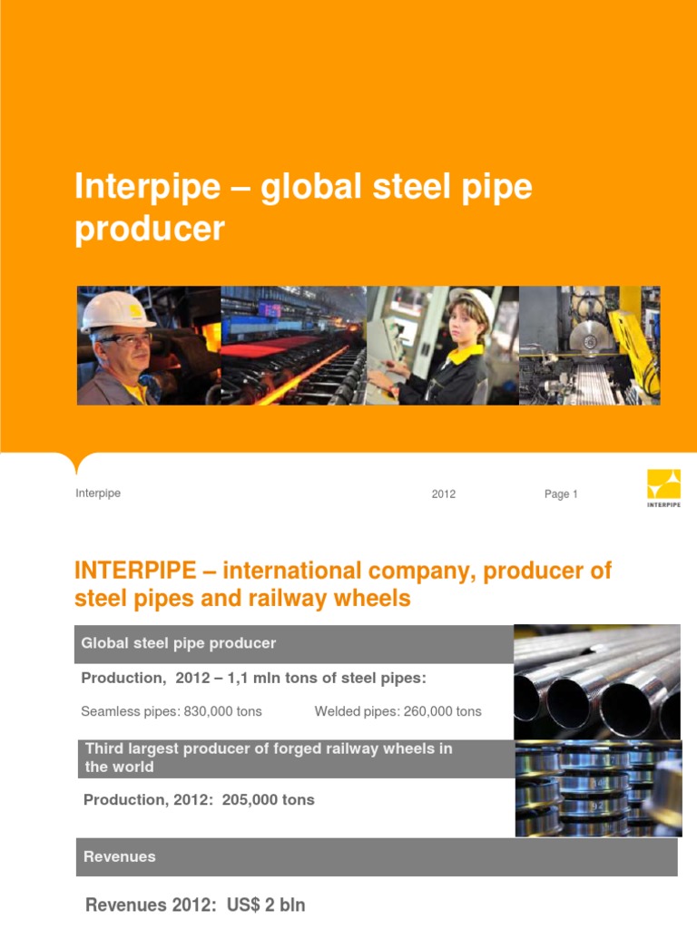 Interpipe - Global Steel Pipe Producer | PDF | Pipe (Fluid Conveyance ...