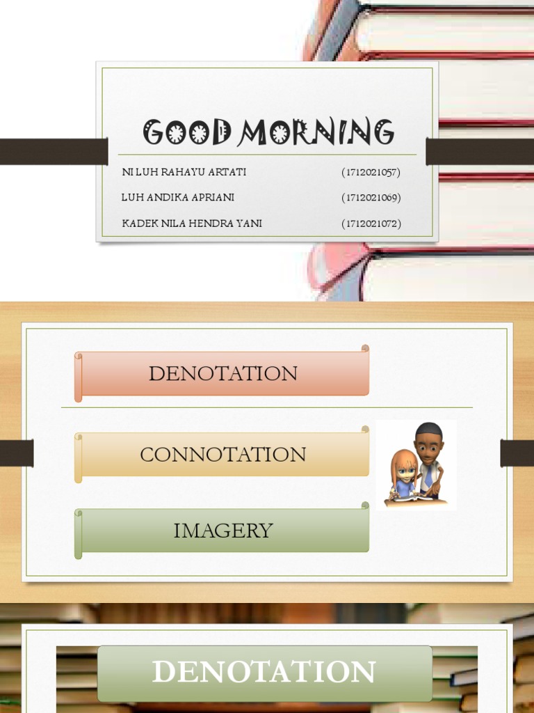 Denotation, Connotation, and Imagery | PDF | Anger