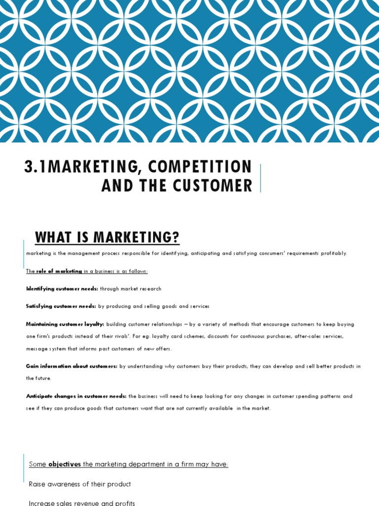 IGCSE Business Study Chapter 3 | PDF | Demand | Price Elasticity Of Demand