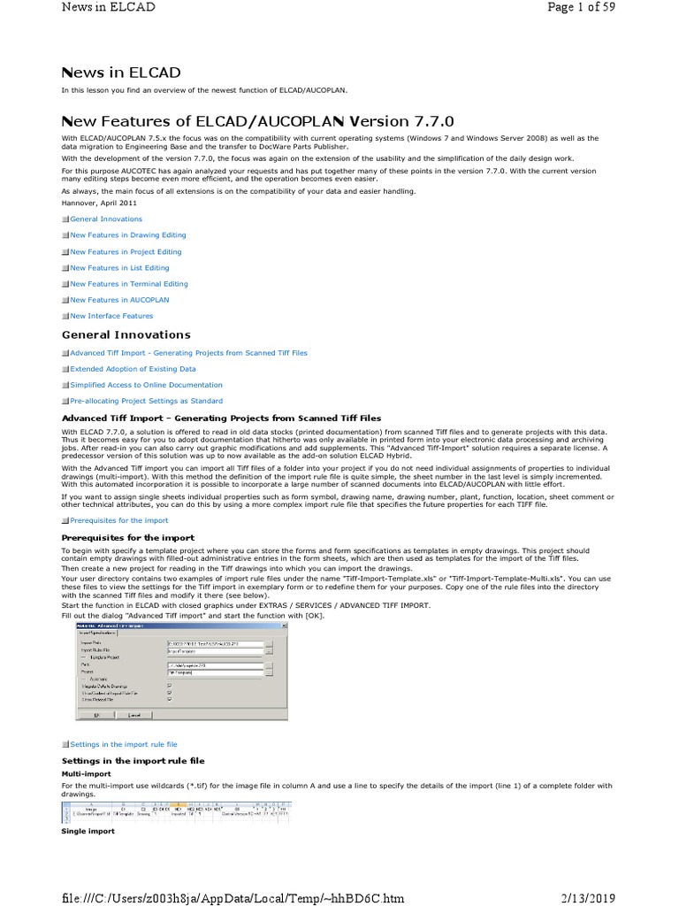 ELCAD | PDF | Computer File | Computer Terminal