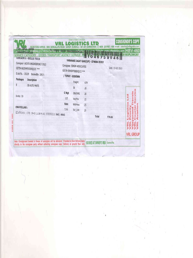 Dispatch Slip For Singh Associate PDF | PDF