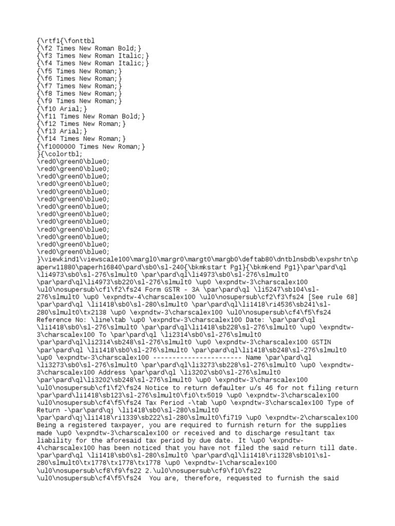 Form GSTR 3a | PDF | Government Finances | Economies