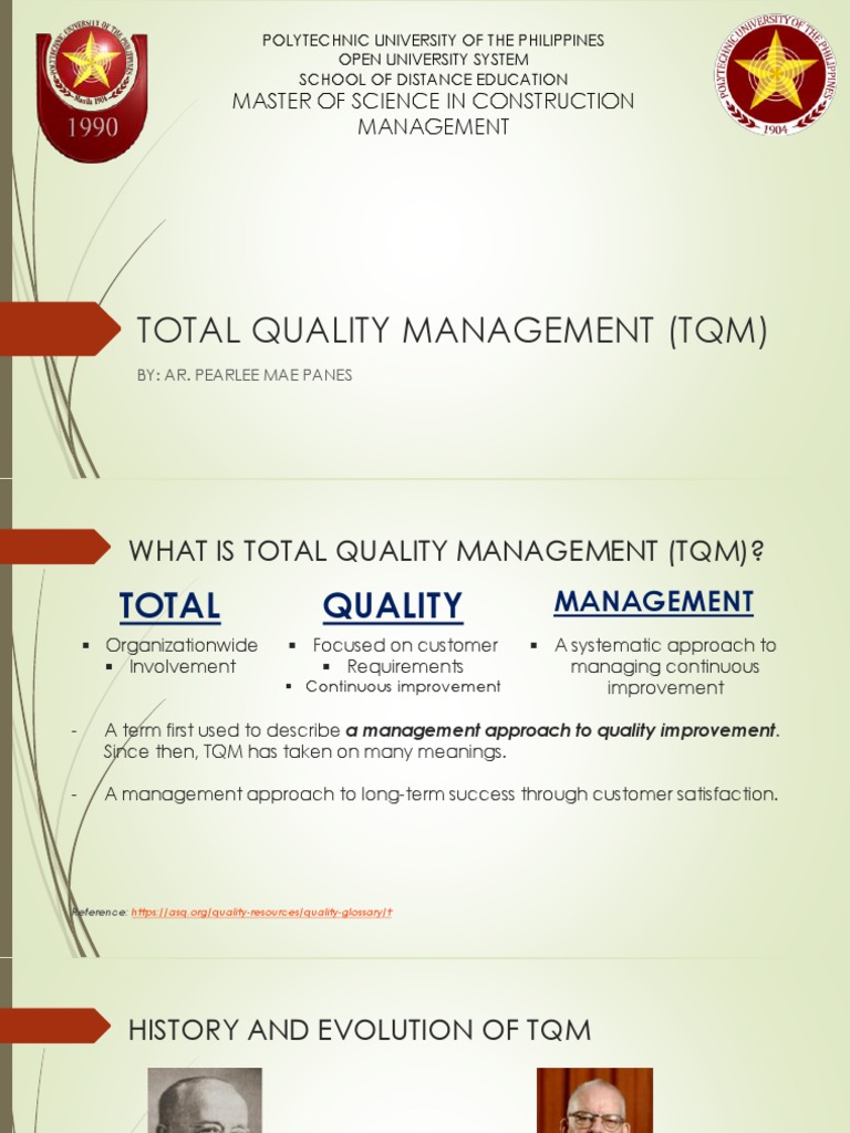 Total Quality Management | PDF | Quality Management | Strategic Management
