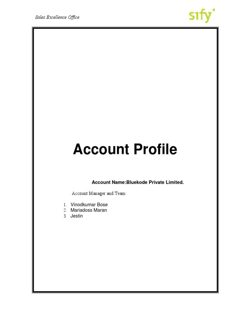Bluekode IT Solutions Account Profile | PDF | Point Of Sale | Cloud ...