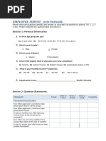Gender Discrimination Likert Scale Questionnaires | PDF