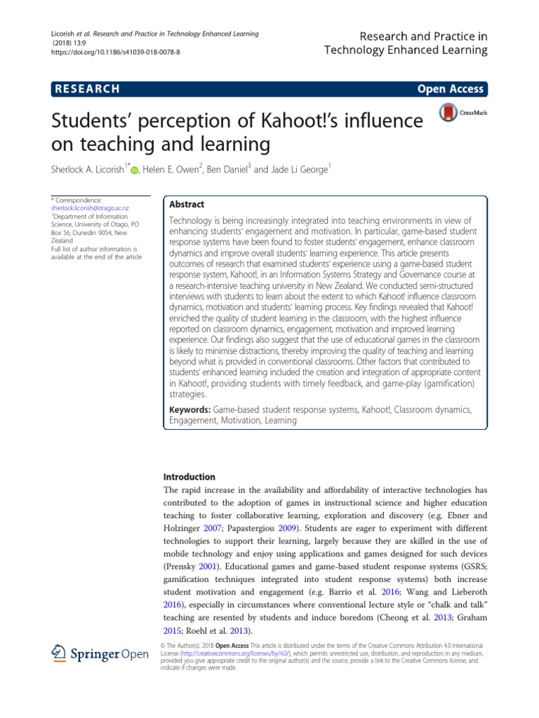 Kahoot 2 | PDF | Motivation | Motivational